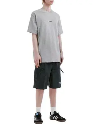 FINGERCROXX Zip Pocket Cargo Shorts - Black