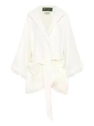 BATAKOVIC Fringed Pocket Coat - Neutrals