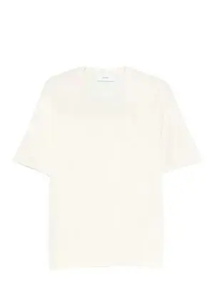 LARDINI Round-neck T-shirt - Neutrals