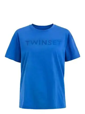 TWINSET Crew Neck T-shirt - Blue