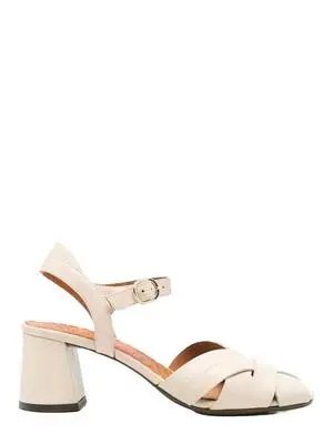 Chie Mihara Crossover Strap Sandals - Neutrals