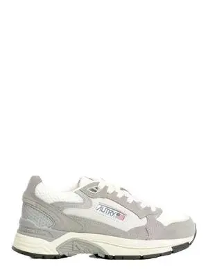 AUTRY Autry Hyperway Suede Panelled Sneakers Grey