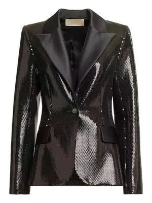 Elie Saab Sequin-embellished Blazer - Black