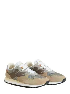 Woolrich Gravel Suede-inserts Lace-up Sneakers - Neutrals