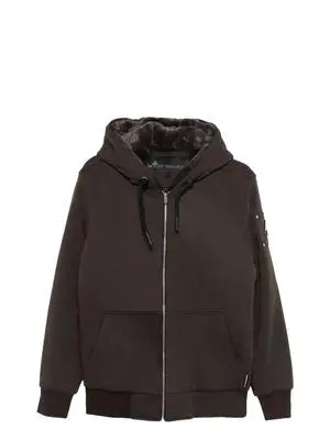 Moose Knuckles Classic Bunny Hooded Zip Jacket - Brown