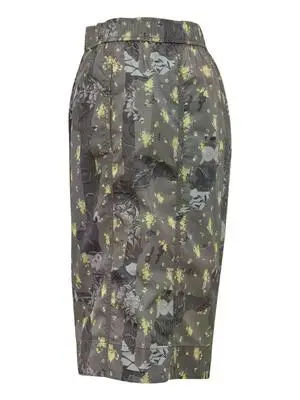 GANNI Printed Shorts - Grey