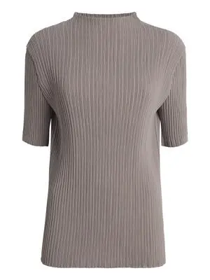 ISSEY MIYAKE Issey Miyake High Neck Pleated Top