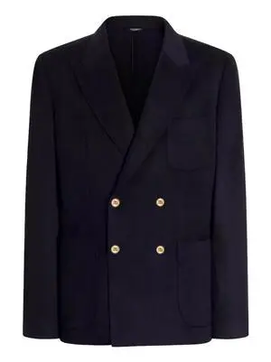 Dolce & Gabbana Buttoned Double-breasted Jacket - Blue