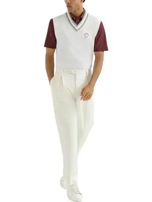 Brunello Cucinelli Logo-detail Polo Shirt - Red