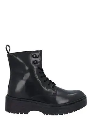 LEVI'S Platform Lace-up Boots - Black
