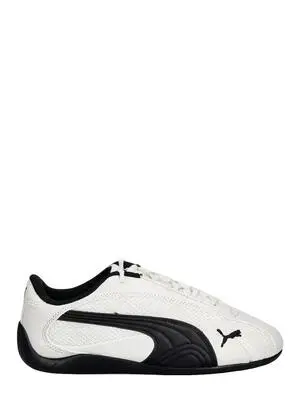 PUMA Speedcat Plus Woven Panelled Sneakers - Neutrals