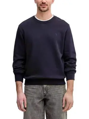 TRUSSARDI Embroidered Logo Sweatshirt Blue