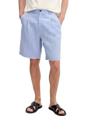 BENETTON Pleated Shorts - Blue