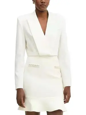 Pinko Double-breasted Blazer - Neutrals