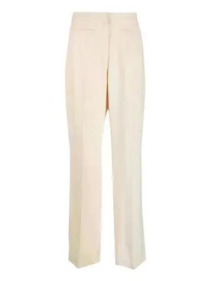 Calvin Klein Straight Leg Trousers - Neutrals