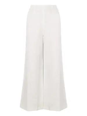 Faithfull The Brand Syna Linen Wide-leg Trousers - White