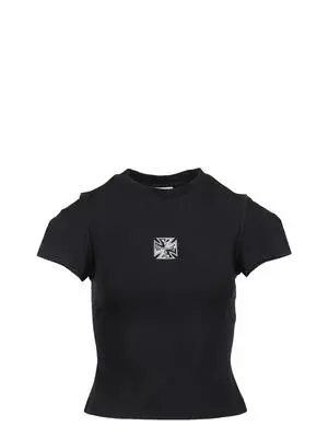 Vetements Biker Cross Short Sleeve T-shirt - Black
