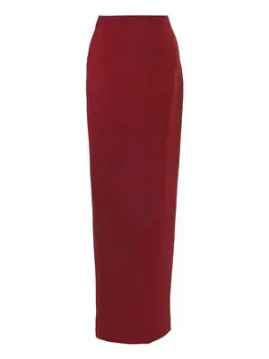 Carolina Herrera Column Skirt - Red