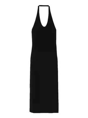 TOTEME Halterneck Midi Dress - Black