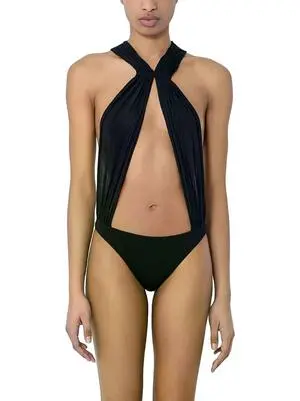 Rick Owens Miami Halter Bodysuit - Black