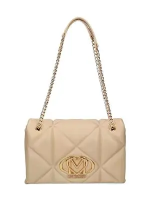 Moschino Quilted Chain-strap Shoulder Bag - Neutrals
