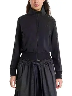 Adidas Firebird Lace Zip Sweater - Black