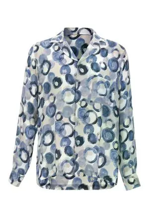 Tagliatore Island Cuban-collar Shirt - Neutrals