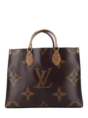 LOUIS VUITTON Louis Vuitton Giant Monogram Tote Bag Brown