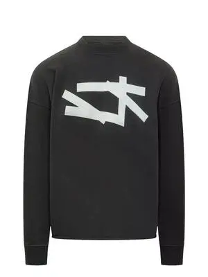 44 LABEL GROUP Crew-neck Sweatshirt - Black