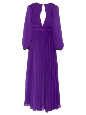 PINKO PINKO Pelagos V-Neck Maxi Dress