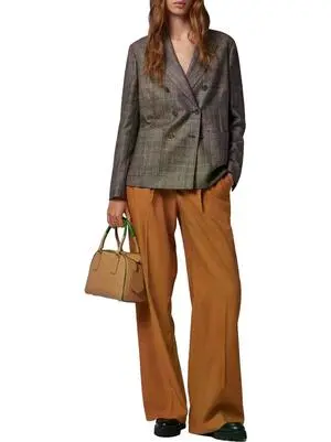 Paul Smith Double-breasted Check Blazer - Grey