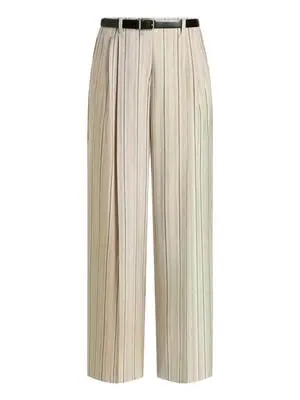 Dolce & Gabbana Regimental Pinstripe Trousers - Neutrals