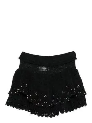 Isabel Marant Étoile Mini Beaded Skirt - Black