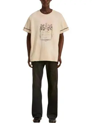 FOUND Printed Short-sleeve T-shirt - Neutrals