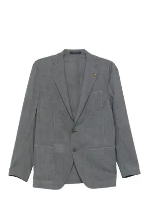 LATORRE Soffio Buttoned Virgin Wool Jacket - Grey
