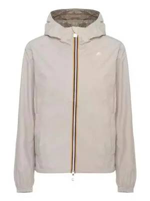 K-WAY Reversible Zip Hoodie - Neutrals