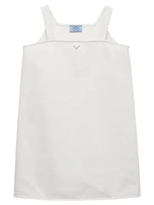 Prada Denim Mini Dress - White