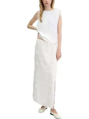 SAMSOE SAMSOE Sleeveless Tie Detail Top - Neutrals