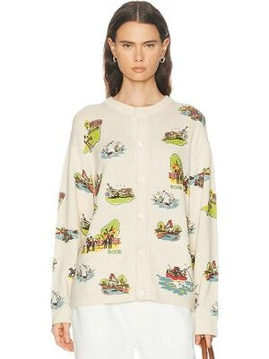 BODE Embellished Camp Cardigan - Multi