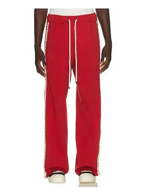 NAHMIAS Novelty Track Pant In . Also - Red