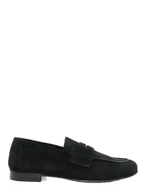 FRATELLI RENNELLA Suede Penny Loafers - Blue