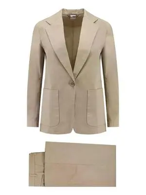 Aspesi Buttoned Pocketed Suit - Neutrals