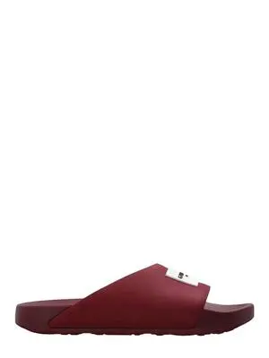 Givenchy Logo Patch Slides - Red