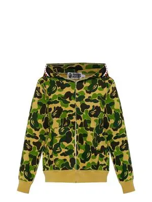A BATHING APE Camouflage Print Hoodie Neutrals