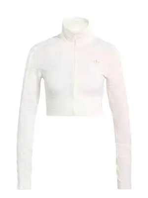 Adidas Zip Striped Sweatshirt - Neutrals