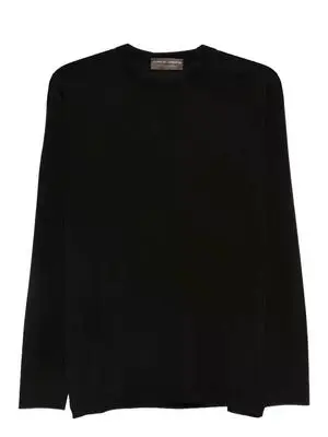 FILIPPO DE LAURENTIIS Long-sleeve Crew Neck Sweater - Black