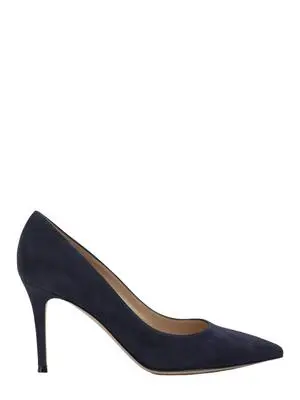GIANVITO ROSSI Pointed Toe Stiletto Heel Pumps - Blue