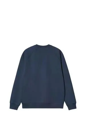 Carhartt Work In Progress Chase Raglan-sleeve Sweatshirt - Blue