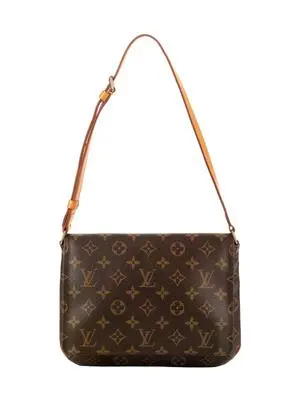 LOUIS VUITTON Monogram Musette Tango Shoulder Bag - Brown
