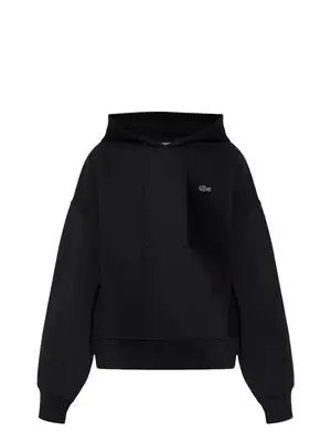 Lacoste Logo Appliqué Hoodie - Black